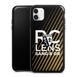 DeinDesign iPhone 11 Handy Silikon H&uuml;lle Case schwarz Handyh&uuml;lle Rcl Rc Lens Racing Club De Lens