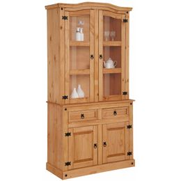 Buffet OTTO HOME "Mexico", beige (natur gebeizt), Schr&auml;nke, Buffet, aus massiver Kiefer, Breite 106 cm