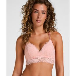 Hunkem&ouml;ller B&uuml;gelloser BH HUNKEM&Ouml;LLER "Gepolsterter b&uuml;gelloser BH Andrea", Damen, Gr. 70C, Cup C, rosa, 74% Polyamid, 18% Polyester, 8% Elasthan, BHs
