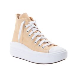 Sneaker Converse "CHUCK TAYLOR ALL STAR MOVE PLATFORM", Jungen, Gr. 36, wei&szlig; (coastal dune, wei&szlig;), Textil, Schuhe Sneaker