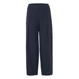 Stoffhose B.Young "Hose BYMMIDDE", Damen, Gr. 38, N-Gr, blau (navy pinstripe mix), Obermaterial: 100% Polyester PES., Hosen Stoffhose