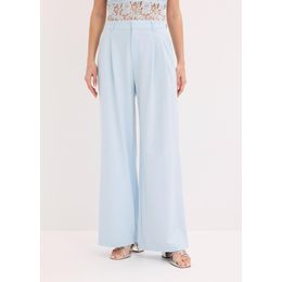 bonprix Marlenehose, blau, Gr.54, Hose in Marlene-Form