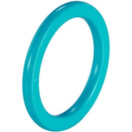 Fingerring Firetti "Schmuck Geschenk Edelstahl Ring Damenring Herrenring Color" Gr. 51, blau (t&uuml;rkis), Fingerringe, Damen, 51, Edelstahl, 2,1mm, Fingerring
