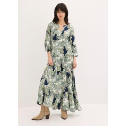 bonprix Maxikleid aus flie&szlig;ender Viskose, blau, Gr.36, sommerliches Tunika-Kleid in maxil&auml;nge aus flie&szlig;ender Viskose, aus Viskose