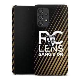 DeinDesign Galaxy A53 5G Handy Premium Case Smartphone Handyh&uuml;lle Schutzh&uuml;lle gl&auml;nzend Rc Lens Racing Club De Lens Rcl Premium Case