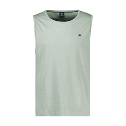 Muskelshirt Lerros "Sportliches Tanktop aus Baumwolle mit Rundhalskragen", Herren, Gr. L, bay gr&uuml;n, 100% Baumwolle, Rundhals, Shirts