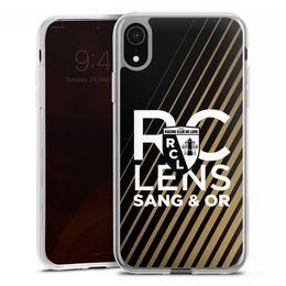 DeinDesign iPhone Xr Handy Silikon H&uuml;lle Case transparent Handyh&uuml;lle Racing Club De Lens Rcl Rc Lens Silikon Case