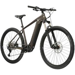 E-Bike KROSS "Level Boost 2.0 29" braun - Shimano Mittelmotor" Gr. 56, braun (braun, schwarz), Elektrofahrr&auml;der, 56cm, 29 Zoll (73,66cm), SHIMANO 36 V/250 W, Mittelmotor EP800