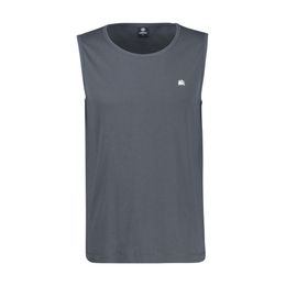 Muskelshirt Lerros "Sportliches Tanktop aus Baumwolle mit Rundhalskragen", Herren, Gr. L, lava grau, 100% Baumwolle, Rundhals, Shirts