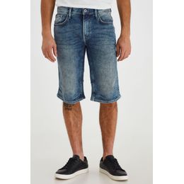 Shorts Blend "BHDenon", Herren, Gr. M, US-Gr&ouml;&szlig;en, denim middleblau, Web, 98% Baumwolle, 2% Elasthan, unifarben, regular fit kurz, Hosen Shorts, Stilvolle Bermuda Jeans Shorts