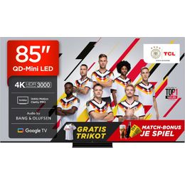 TCL Mini-LED-Fernseher "85Q7CX2", Energieeffizienz: D (A-G), schwarz, 85, Fernseher, Audio von Bang & Olufsen, Pr&auml;zises Dimming, Smart TV, Apple TV, 4K HDR, Topseller