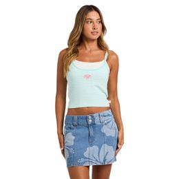Tanktop Roxy "Never Too Late", Damen, Gr. M, coconut milk regular stripe ho, Obermaterial: 95% Walkfrottier, 5% Elasthan;, Tops Tanktop