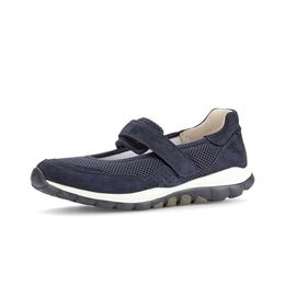 Sneaker Gabor "Sneaker low", Damen, Gr. 37,5, blau, Schuhe Sneaker