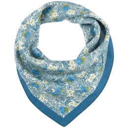 Luise Steiner Nicki-Seidentuch Blau