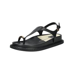 Zehentrenner Dolce Vita "Dolce Vita Sandalen Leder", Damen, Gr. 40, schwarz, Leder, Schuhe Zehentrenner