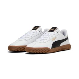 Sneaker Puma "CLUB KAYZER", Damen, Gr. 40, schwarz-wei&szlig; (Puma wei&szlig;, Puma schwarz), Synthetik, Schuhe Sneaker