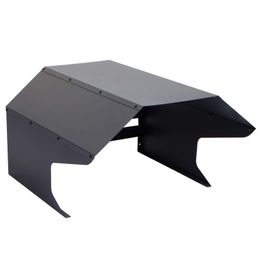 M&auml;hroboter-Garage MCW-L43, Dach Unterstand f&uuml;r Rasenm&auml;her, Metall 40x59x69cm ~ anthrazit