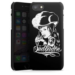 DeinDesign iPhone SE (2022) Handy Premium Case Smartphone Handyh&uuml;lle Schutzh&uuml;lle matt Official Licensed Product Sc Freiburg Woman Premium Case