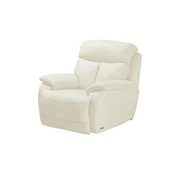 Wohnwert Einzelsofa aus Echtleder mit manueller Relaxfunktion Ambra beige Ma&szlig;e (cm): B: 104 H: 102 T: 102.0 Sessel & Hocker > Sessel &raquo; Sofa DE