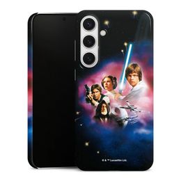 DeinDesign Galaxy S24+ Handy Premium Case Smartphone Handyh&uuml;lle Schutzh&uuml;lle gl&auml;nzend Star Wars Lightsaber Merchandise Premium Case