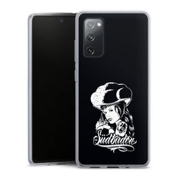 DeinDesign Galaxy S20 FE Handy Silikon H&uuml;lle Case transparent Handyh&uuml;lle Official Licensed Product Sc Freiburg Woman Silikon Case