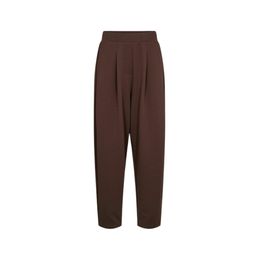 Chinohose soyaconcept "Soya Concept Trouser SC-SIHAM", Damen, Gr. XL, Normalgr&ouml;&szlig;en, 8694 hot fudge, Obermaterial: 95% Polyester, 5% Elasthan, Hosen Chinohose