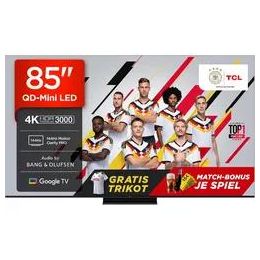 TCL Mini-LED-Fernseher "85Q7CX2", Energieeffizienz: D (A-G), schwarz, 85, Fernseher, Audio von Bang & Olufsen, Pr&auml;zises Dimming, Smart TV, Apple TV, 4K HDR, Topseller