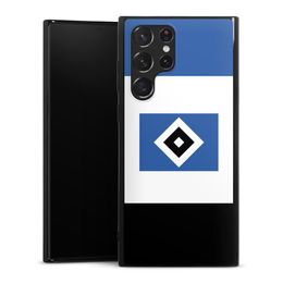 DeinDesign Galaxy S22 Ultra Handy Silikon H&uuml;lle Case schwarz Handyh&uuml;lle Hamburger Sv Bundesliga Official Licensed Product
