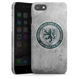 DeinDesign iPhone SE (2020) Handy Premium Case Smartphone Handyh&uuml;lle Schutzh&uuml;lle matt Eintracht Braunschweig Concrete Logo Premium Case