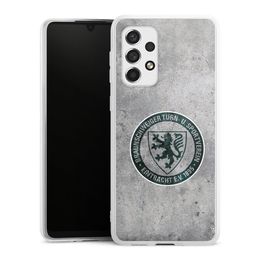 DeinDesign Galaxy A33 5G Handy Silikon H&uuml;lle Case transparent Handyh&uuml;lle Eintracht Braunschweig Concrete Logo Silikon Case