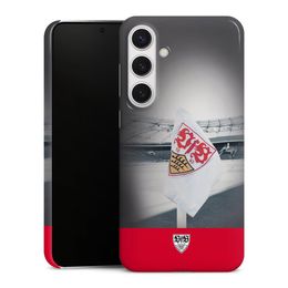 DeinDesign Galaxy S24+ Handy Premium Case Smartphone Handyh&uuml;lle Schutzh&uuml;lle gl&auml;nzend Vfb Stuttgart Bundesliga Official Licensed Product Premium Case