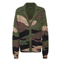 Philipp Plein Strickjacke Camouflage