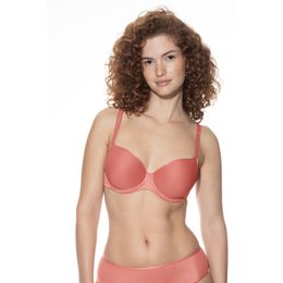 B&uuml;gel-BH Mey "Joan", Damen, Gr. 75, Cup B, pale macaron, Single Jersey, Obermaterial: 77% Polyamid, 23% Elasthan, BHs B&uuml;gel-BH, Full-Cup, Ziertr&auml;ger verstellbar