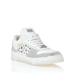 Philipp Plein Low-Top Sneakers Mix Studs Star