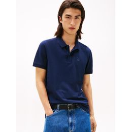 Poloshirt Tommy Jeans "TJM SLIM PLACKET POLO EXT", Herren, Gr. 3XL, blau (schwarz night navy), Piqu&eacute;, Obermaterial: 100% Baumwolle, slim fit, Shirts
