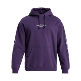 Kapuzensweatshirt Quiksilver "Stretch Tribal", Herren, Gr. S, lila (lila velvet), Obermaterial: 50% Baumwolle, 30% Baumwolle, 20% Polyester., Sweatshirts