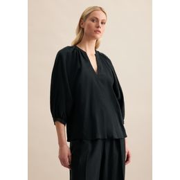 Tunika Seidensticker "Schwarze Rose", Damen, Gr. 38, schwarz, 100% Leinen, unifarben, Tuniken