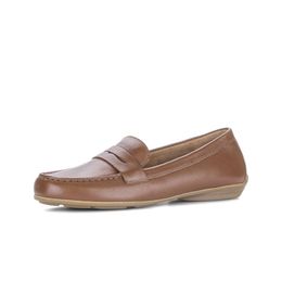 Mokassin Gabor "Mokassin", Damen, Gr. 38,5, braun, Schuhe Mokassin