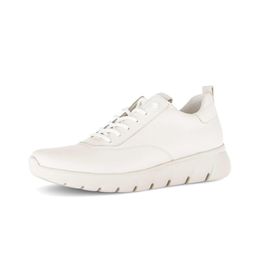 Sneaker Gabor "Sneaker low", Damen, Gr. 37, creme, Schuhe Sneaker