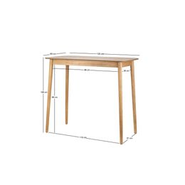 M&ouml;bel Kraft Bartisch holzfarben Ma&szlig;e (cm): B: 60 H: 106 &raquo; M&ouml;bel Kraft