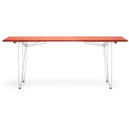 Magazin Tisch und Bank BTB Platte RAL 2002 Blutorange