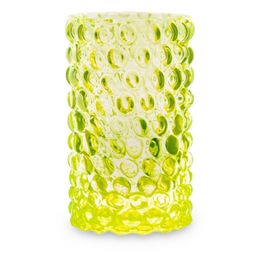Vase Hobnail Neongelb