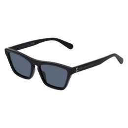 Stella McCartney SC40060I | Damen-Sonnenbrille | Fassung: Vollrand, Butterfly, Acetat, Schwarz Gl&auml;nzend | Glasfarbe: Grau