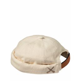 B&eacute;ton x Cir&eacute; B&eacute;ton X Cir&eacute; Herren Miki Beton Cire Beige Snapback aus Maisleder