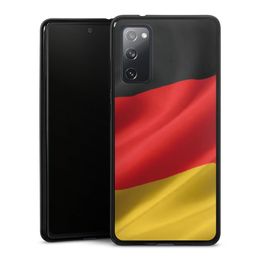 DeinDesign Galaxy S20 FE 5G Handy Silikon H&uuml;lle Case schwarz Handyh&uuml;lle Flags Flag Germany