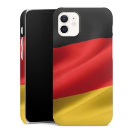 DeinDesign iPhone 12 mini Handy Premium Case Smartphone Handyh&uuml;lle Schutzh&uuml;lle matt Flags Flag Germany Premium Case