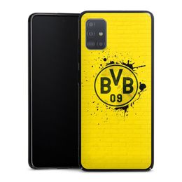 DeinDesign Galaxy A51 Handy Hard Case Schutzh&uuml;lle schwarz Smartphone Backcover Official Licensed Product Bvb Borussia Dortmund Hard Case