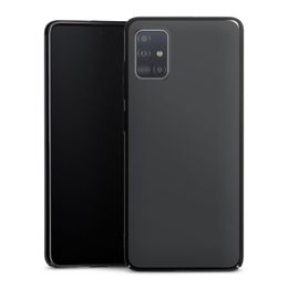DeinDesign Galaxy A51 Handy Hard Case Schutzh&uuml;lle schwarz Smartphone Backcover Colour Black Unicoloured Hard Case