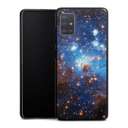 DeinDesign Galaxy A51 Handy Hard Case Schutzh&uuml;lle schwarz Smartphone Backcover Weltall Star Galaxy Hard Case