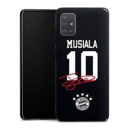 DeinDesign Galaxy A51 Handy Hard Case Schutzh&uuml;lle schwarz Smartphone Backcover Jamal Musiala Fcb Fc Bayern M&uuml;nchen Hard Case